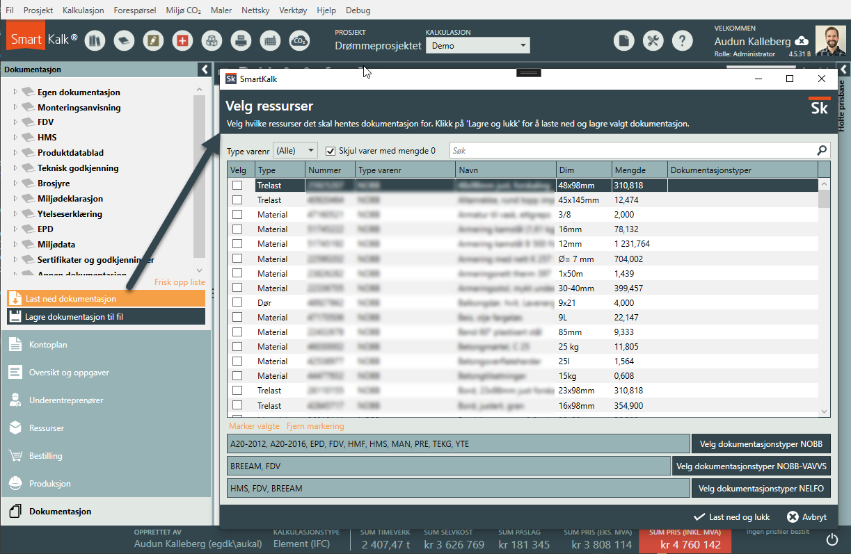 Dokumentasjon - Hjelpesenter | EG Holte