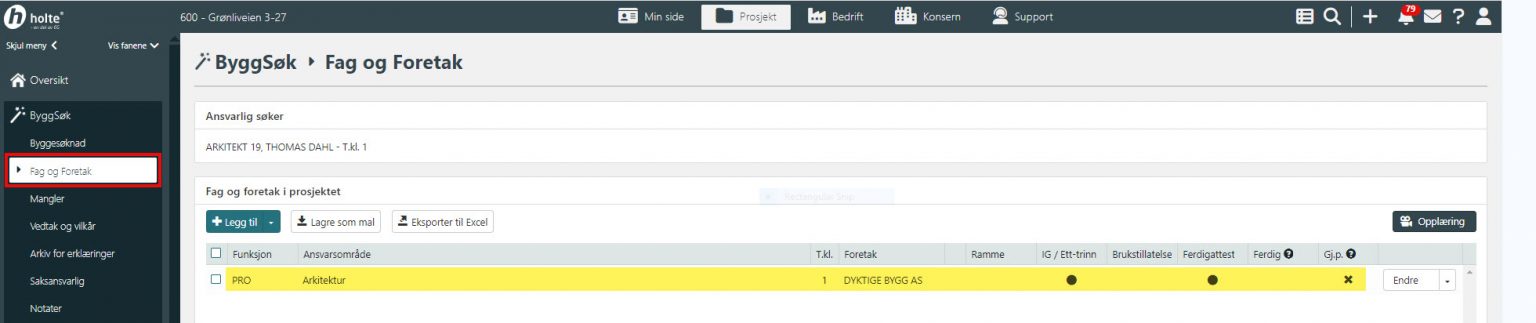 Gjennomføringsplan - Hjelpesenter | EG Holte