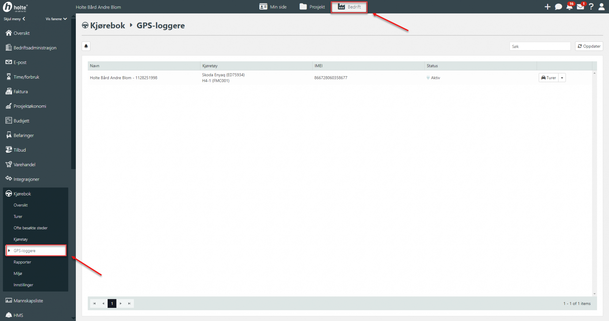 Kom i gang med Holte Kjørebok - Hjelpesenter | EG Holte